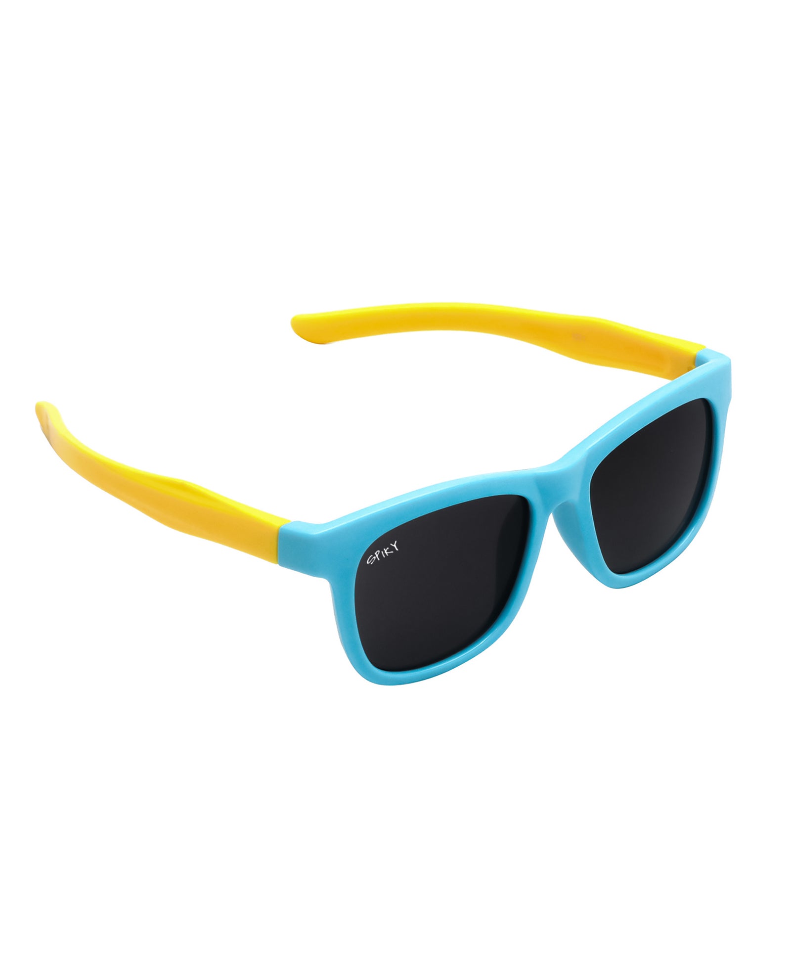 Spiky Rectangle UV Protected Sunglass - Blue Yellow – Spikyonline