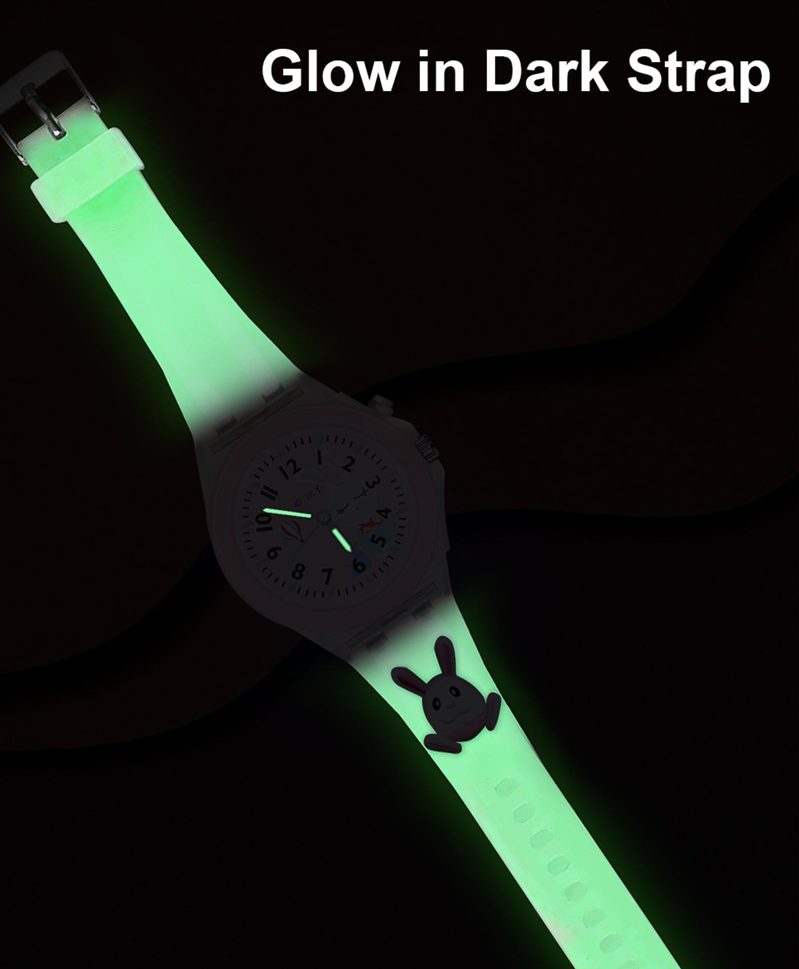 Spiky 3D Cartoon Rabbit Analog Light Watch for Kids Boys & Girls - Pin ...