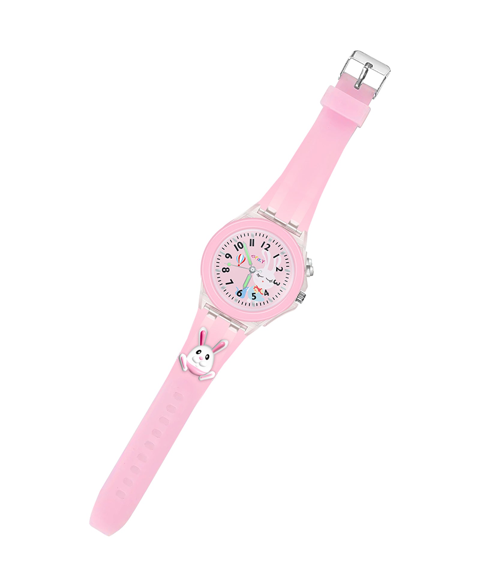 Spiky 3D Cartoon Rabbit Analog Light Watch for Kids Boys & Girls - Pin ...