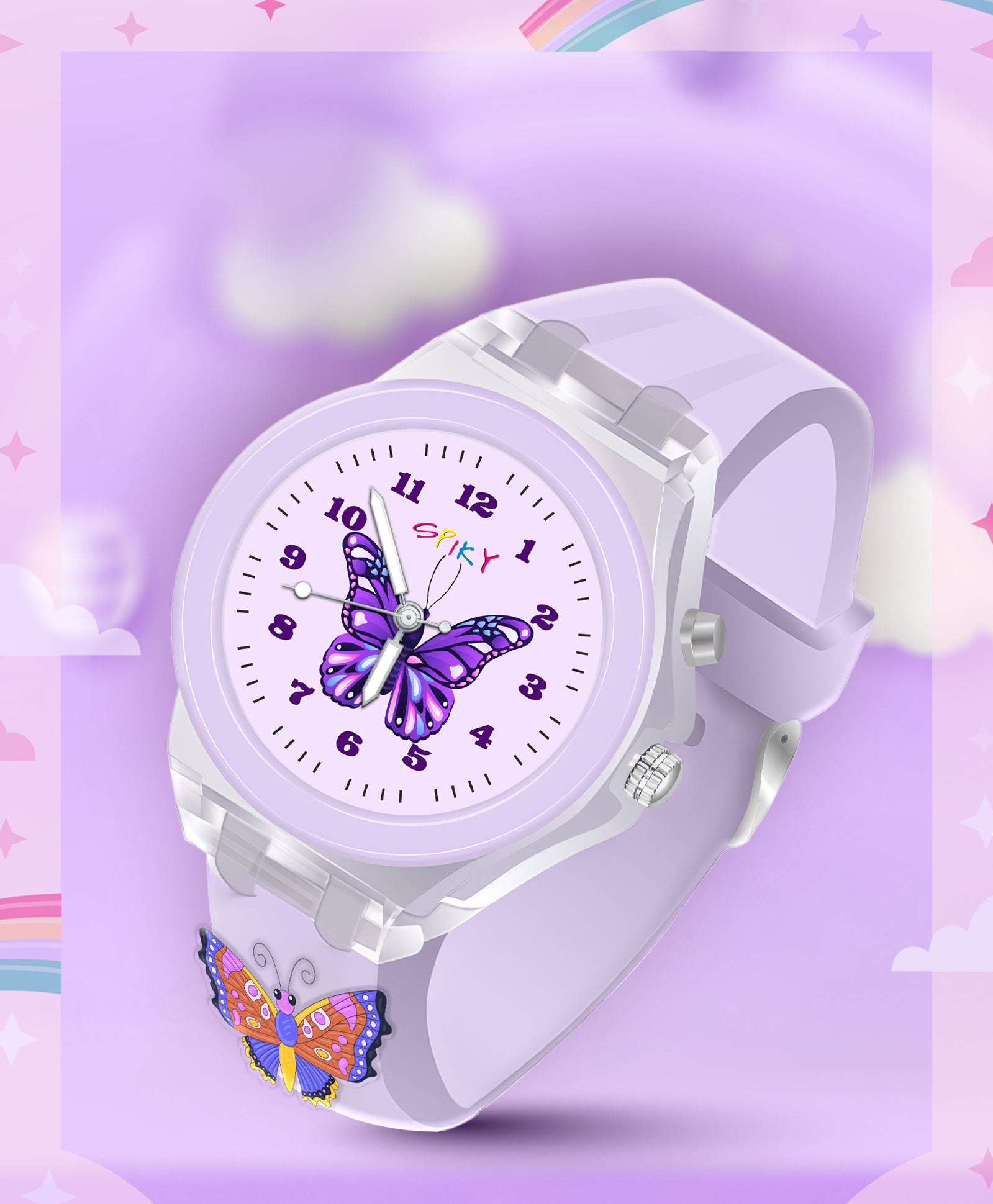 Spiky 3D Cartoon Rabbit Analog Light Watch for Kids Boys & Girls - Pin ...