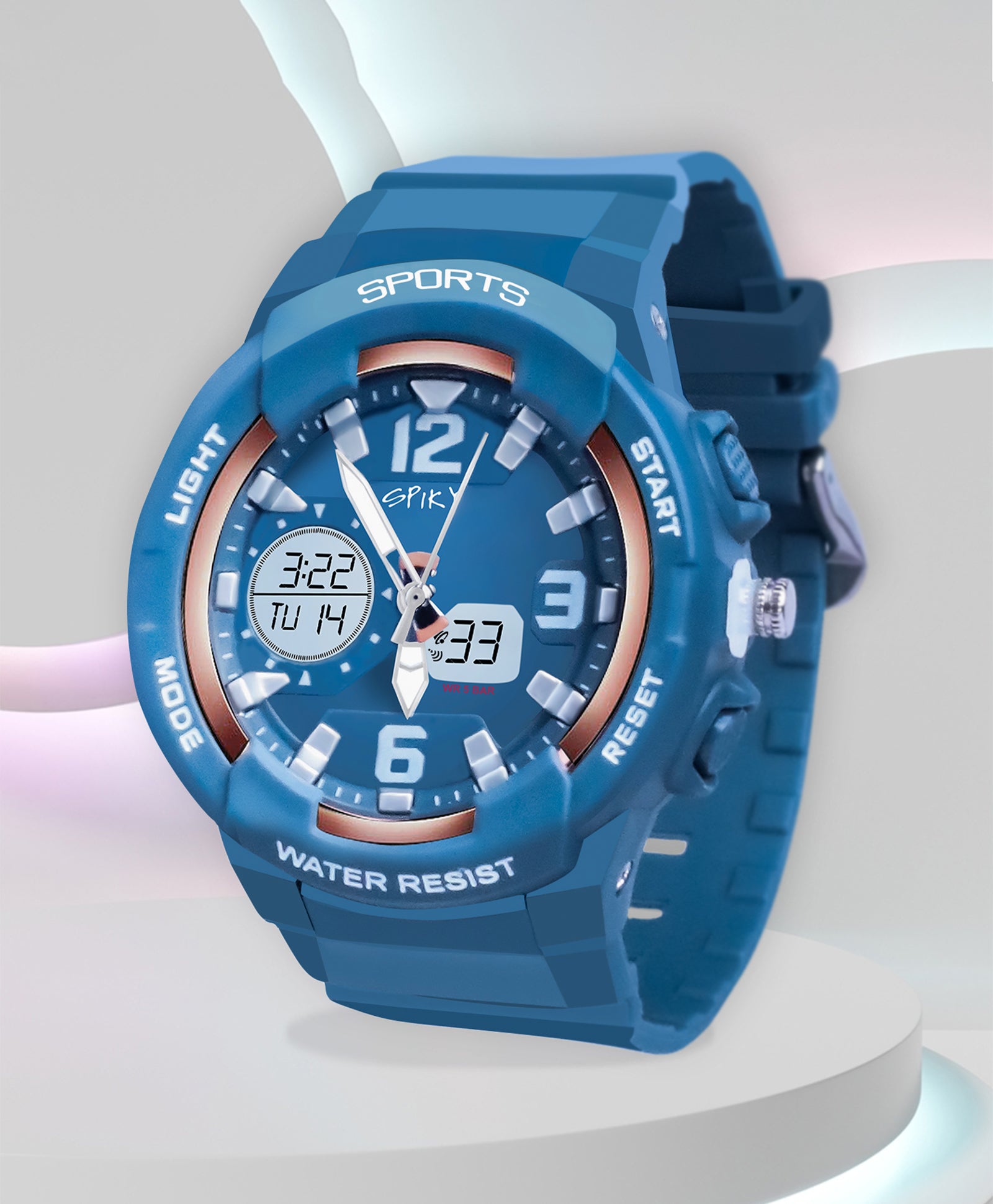 Spiky Eva6 Analog & Digital Sporty Watch – Spikyonline